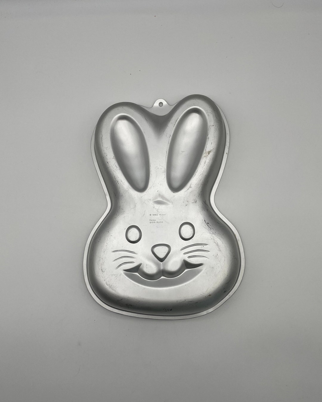 Wilton Bunny Face Cake Pan/vintage Birthday Cake Pan/1992 Made in Korea ...