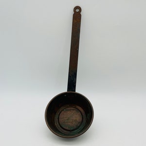 Vintage Large Copper and Steel Ladle/country Copper Dipper/farmhouse ...
