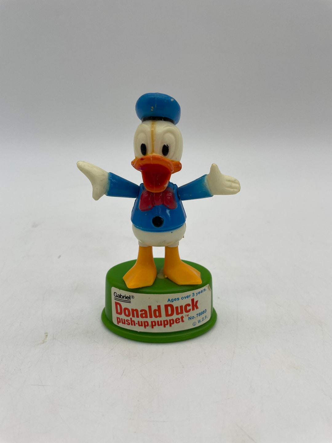 1977 Gabriel Donald Duck Push up Puppet - Etsy Canada