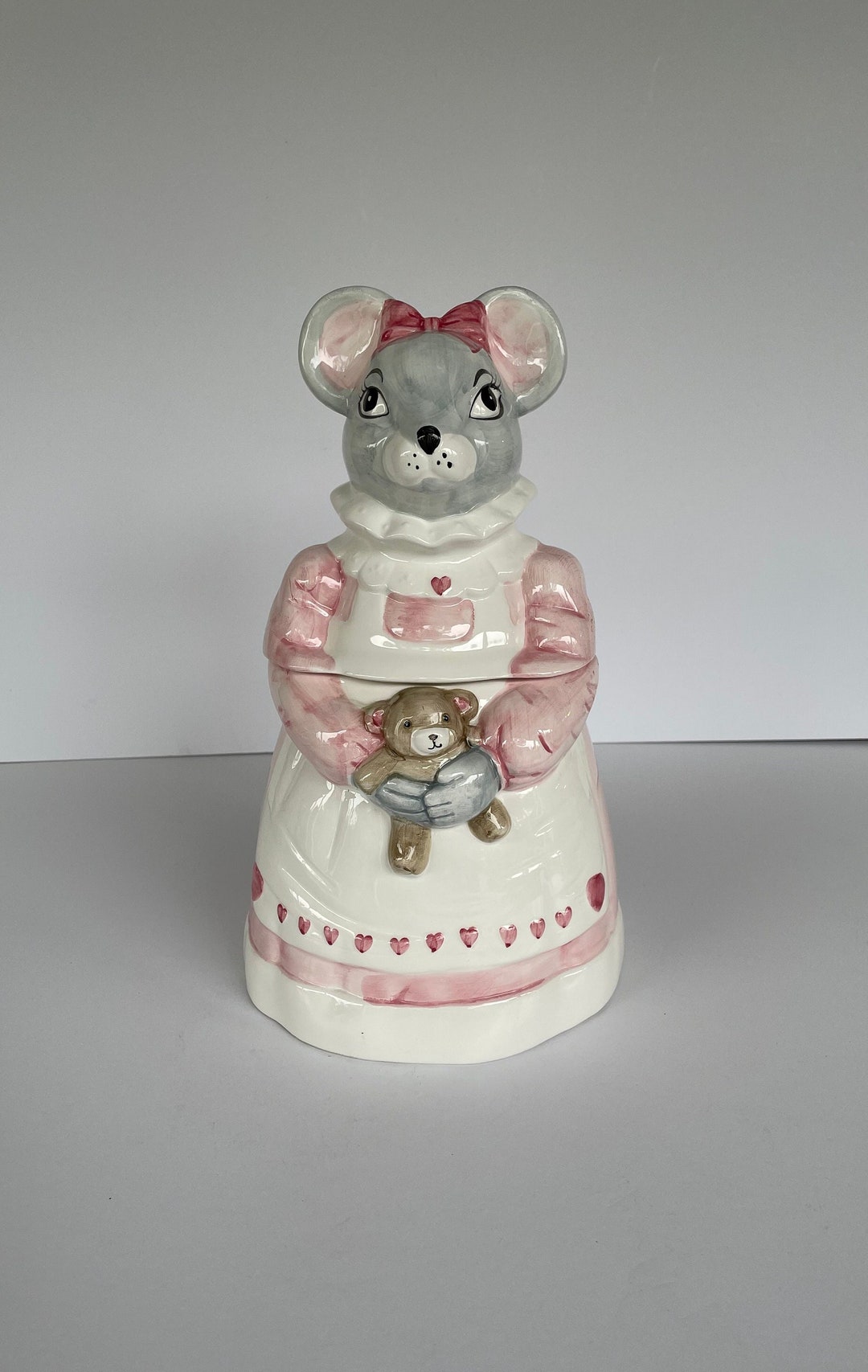 Melinda Mouse Cookie Jar/1990 House of Lloyd/made in Taiwan - Etsy