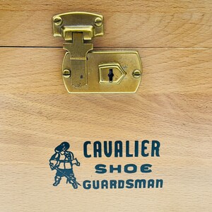 Cavalier Guardsman Dovetailed Shoeshine Solid Wood Box With Keys - Etsy