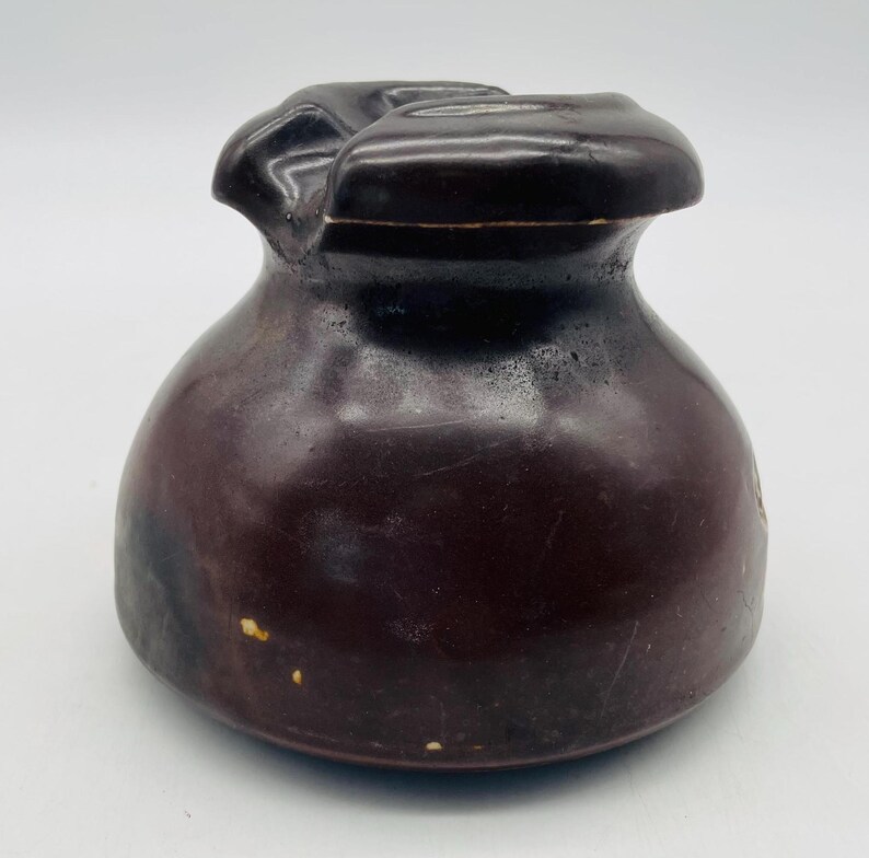 Antique SBT Ohio Brass Co. Brown Porcelain Insulator - Railroad Cable ...