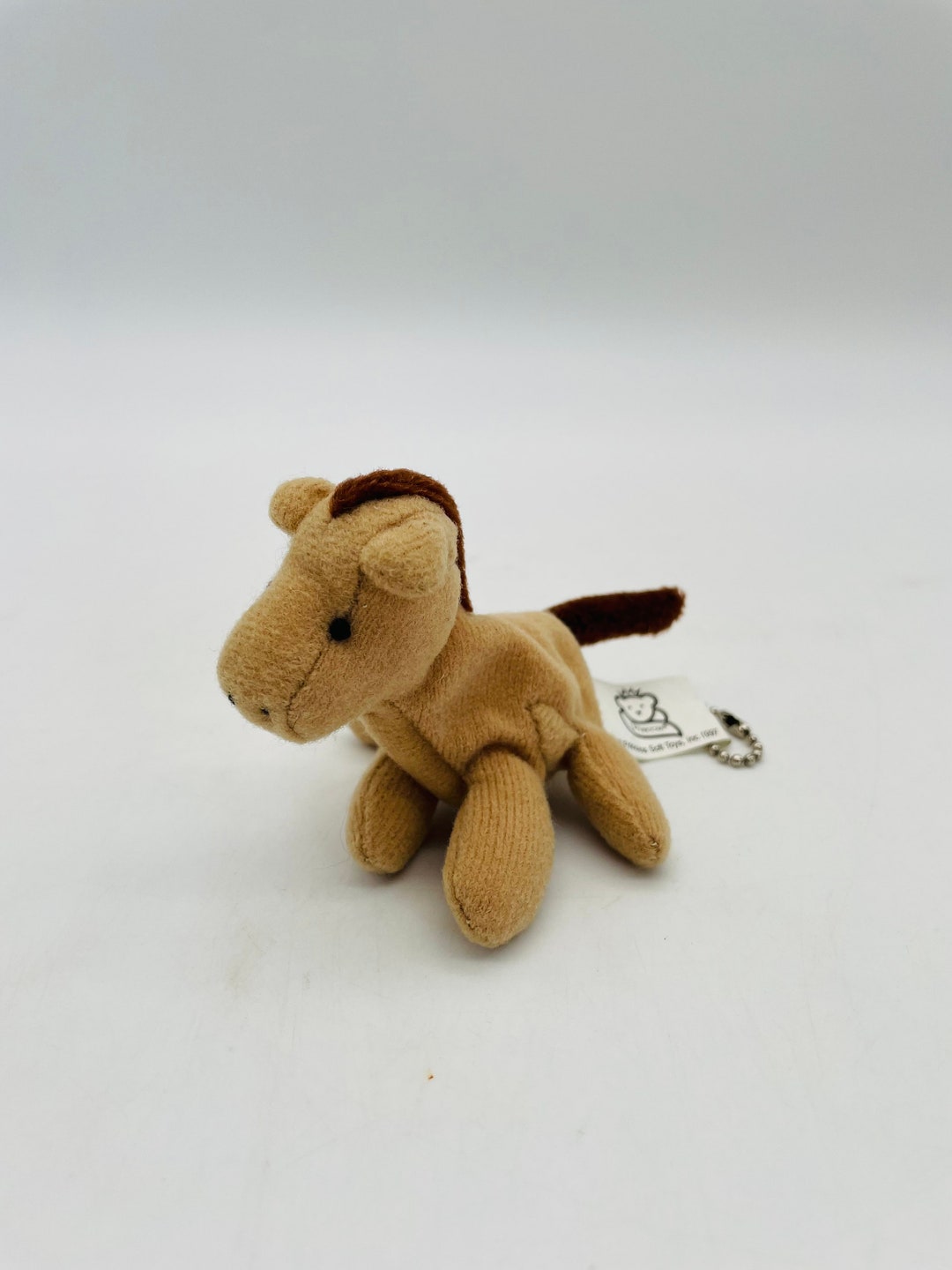 1997 Princess Soft Toy Pony/horse Mini Bean Bag Plushie/backpack Hang ...