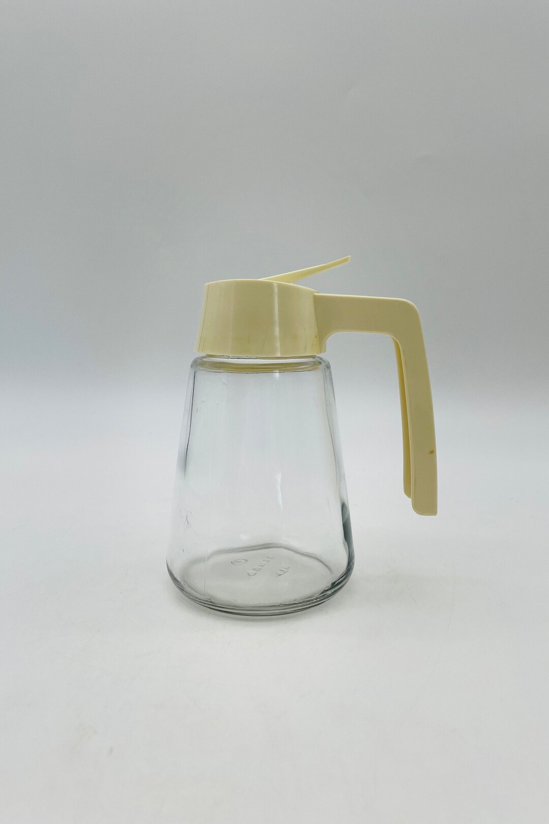 Midcentury Gemco Syrup Glass With Plastic Lid Dispenser - Etsy