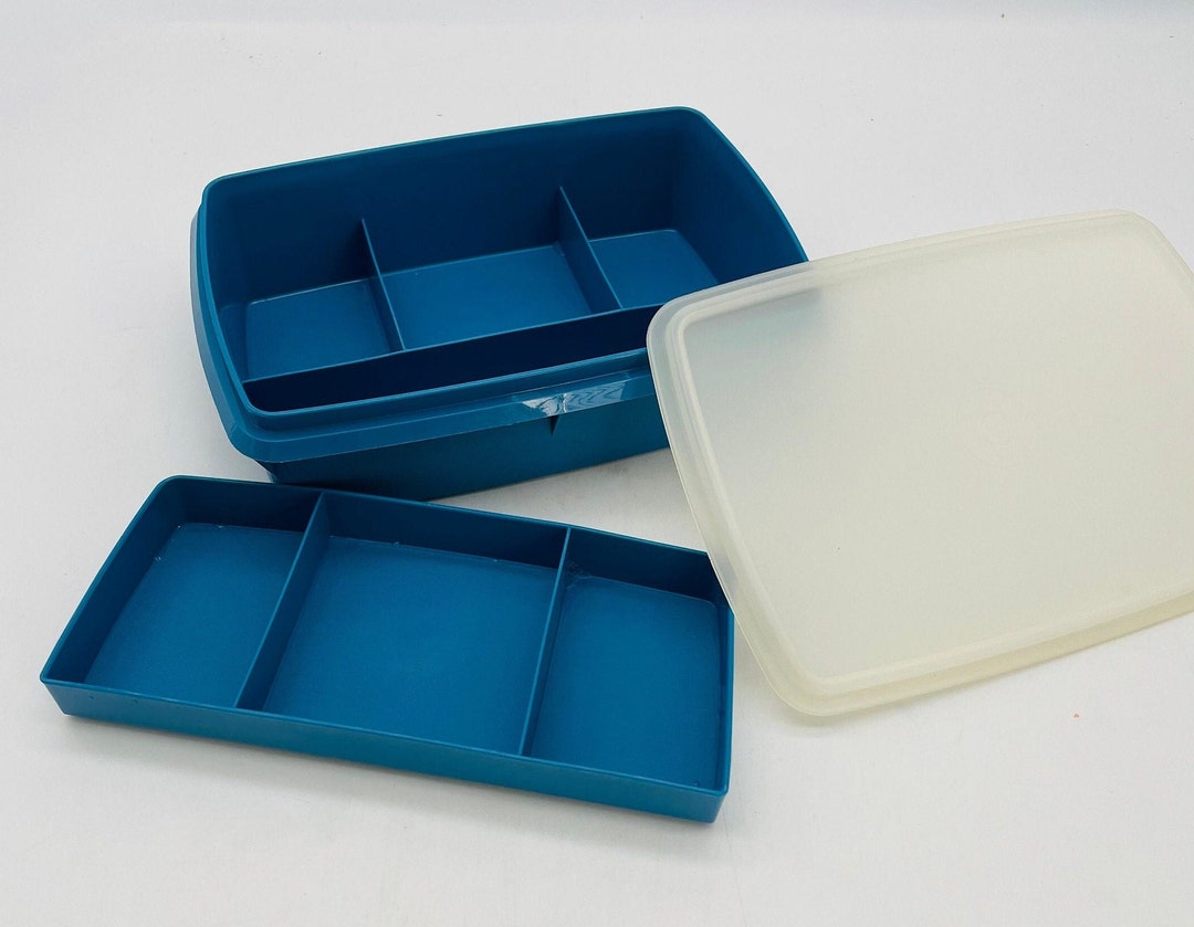 Tuppercraft Stow N Go Storage Container 767-1 Tupperware Storage Box - Etsy
