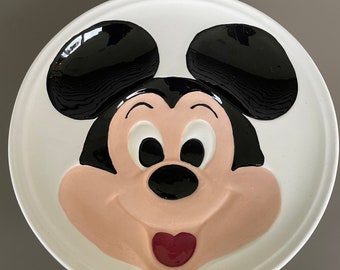 Mickey Mouse Dinner Plate - Etsy