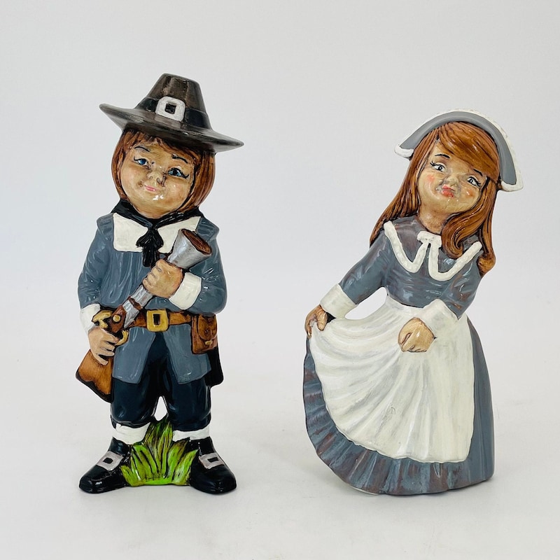 Pilgrim Figurine - Etsy