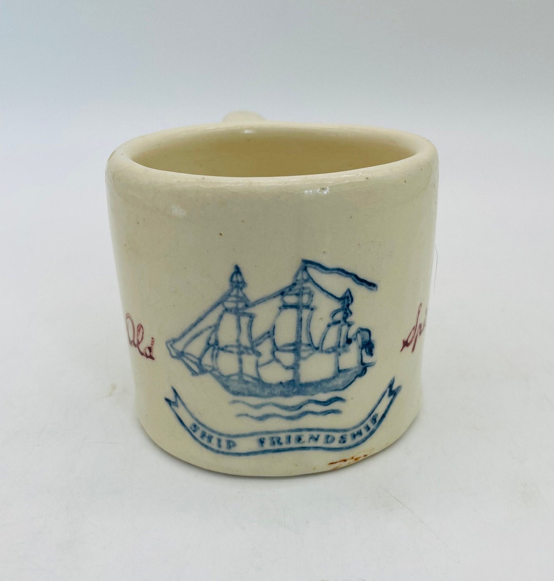 Hull Pottery Old Spice/ship Friendship Advertising Shaving Mug - Etsy