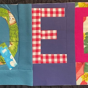 Quilt It Like HIGHWAY GOTHIC Lower Case Foundation Paper Pieced ...