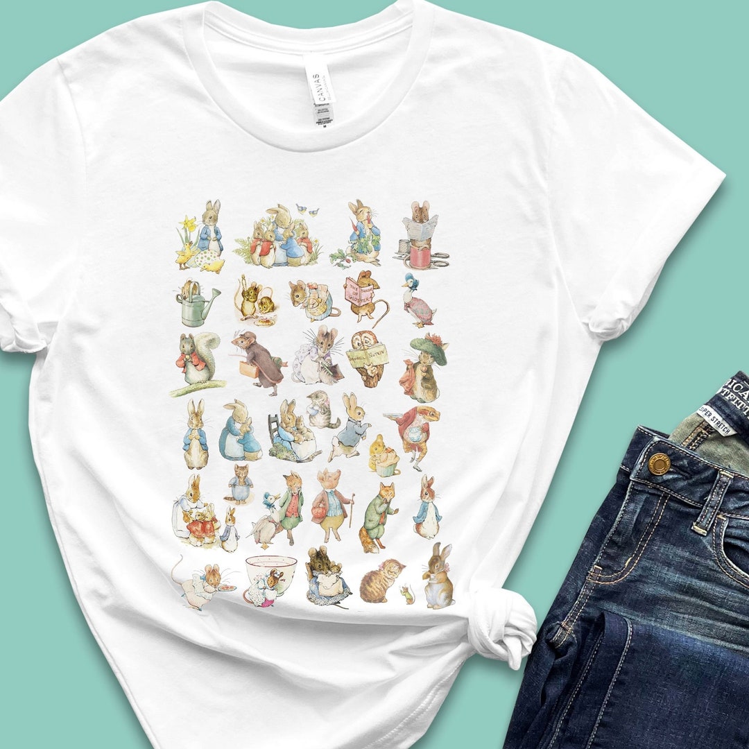 Peter Rabbit Tshirt Beatrix Potter Shirt Peter Rabbit Birthday Gift for ...