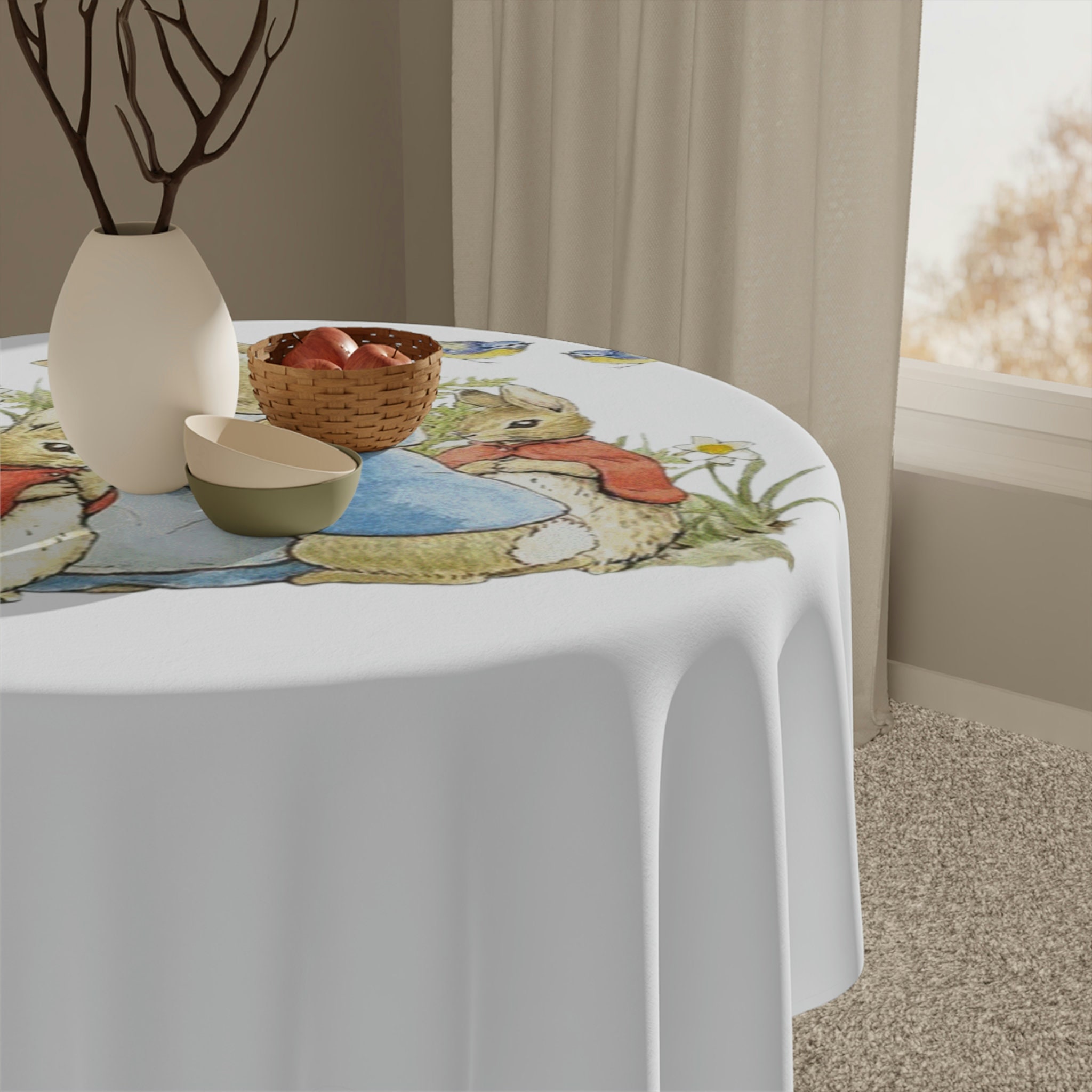 Peter Rabbit Tablecloth Beatrix Potter Tablecloth Vintage - Etsy