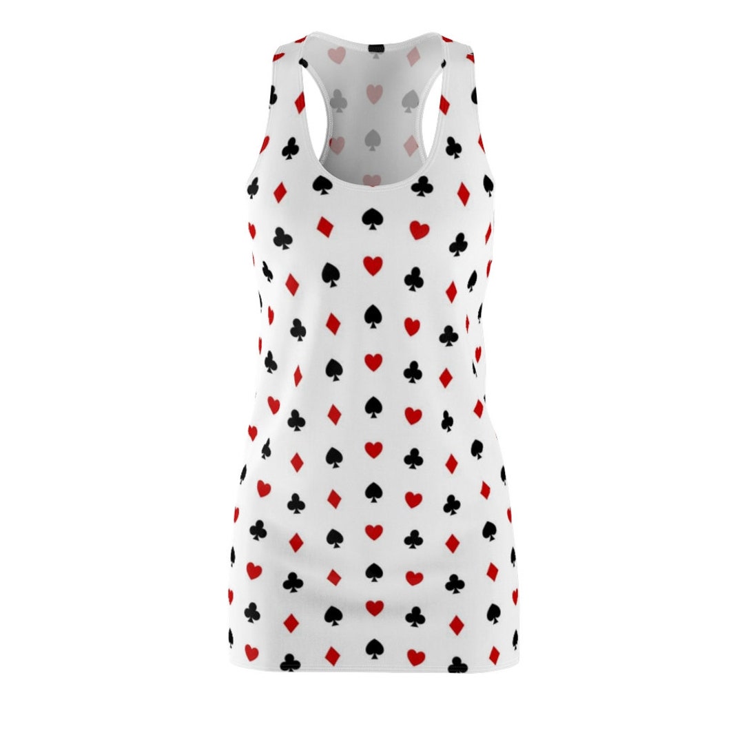Fun Vegas Dress, Card Suits Tank Dress, Card Party, Cruise Dresswomen's ...