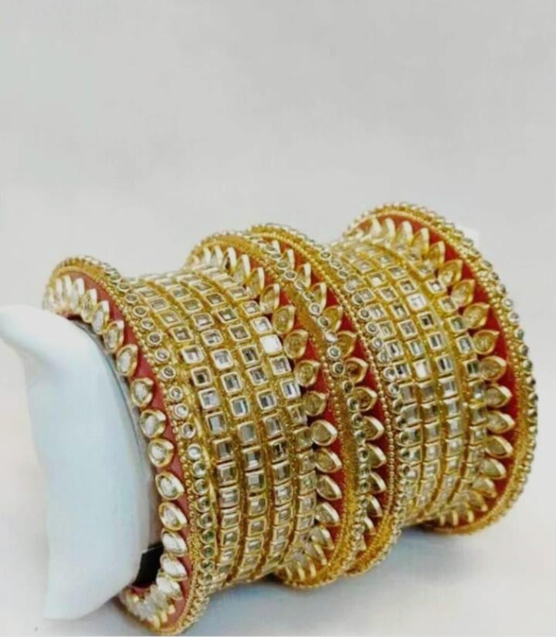 New Fancy Rajputi Bangals.bridal Bangle, Bridal Chooda Bangles Set for ...