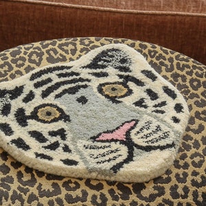 Hand Tufted Tiger Shape Head Rug for Wall Hanging, Placemat Perfect ...