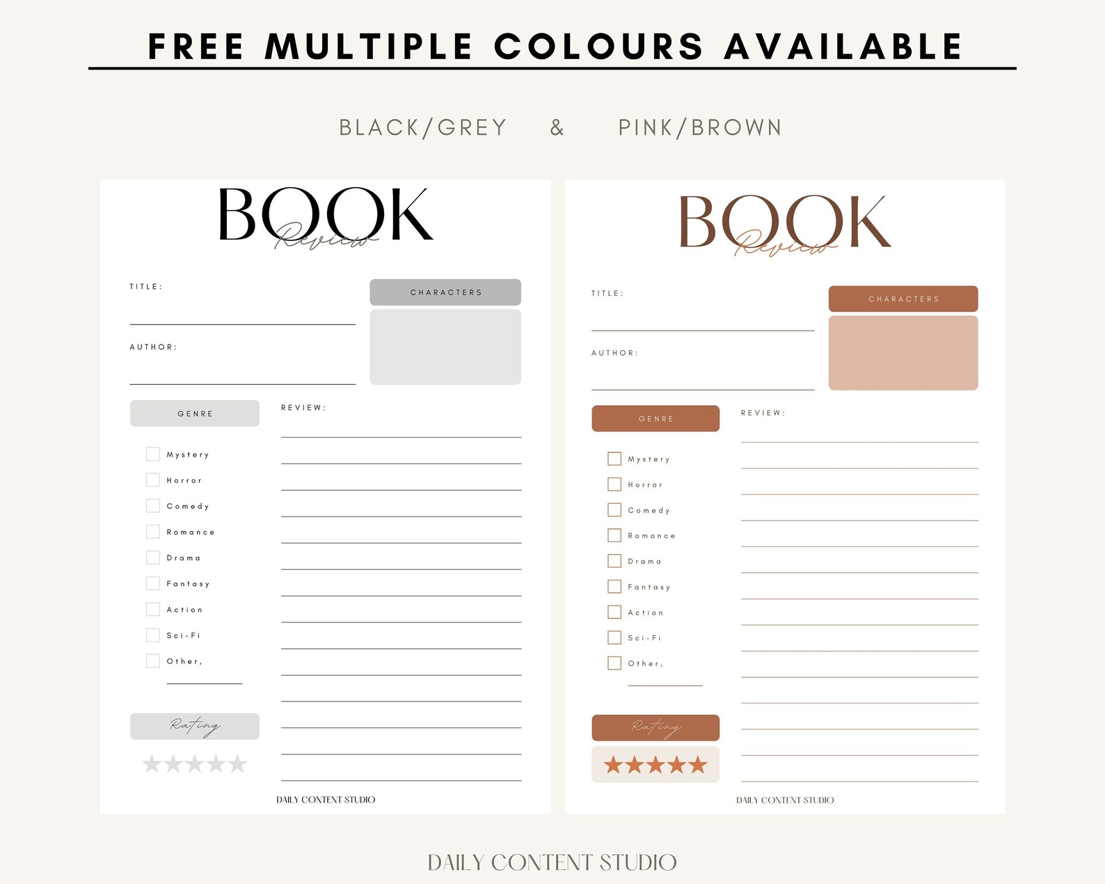 Reading Tracker Printable Reading Bundle Reading Log - Etsy