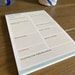 A5 Patient History Taking Template Notepad for Medical/nursing ...