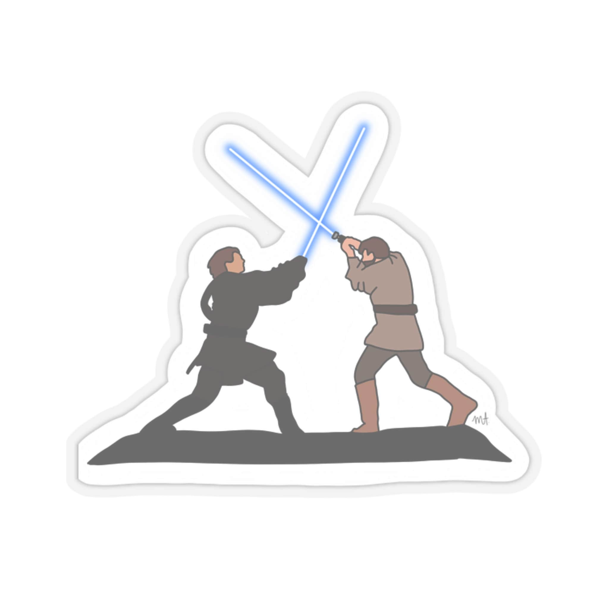 Anakin and Obi Wan, Fight Scene, Starwars, Revenge of the Sith, Kiss ...