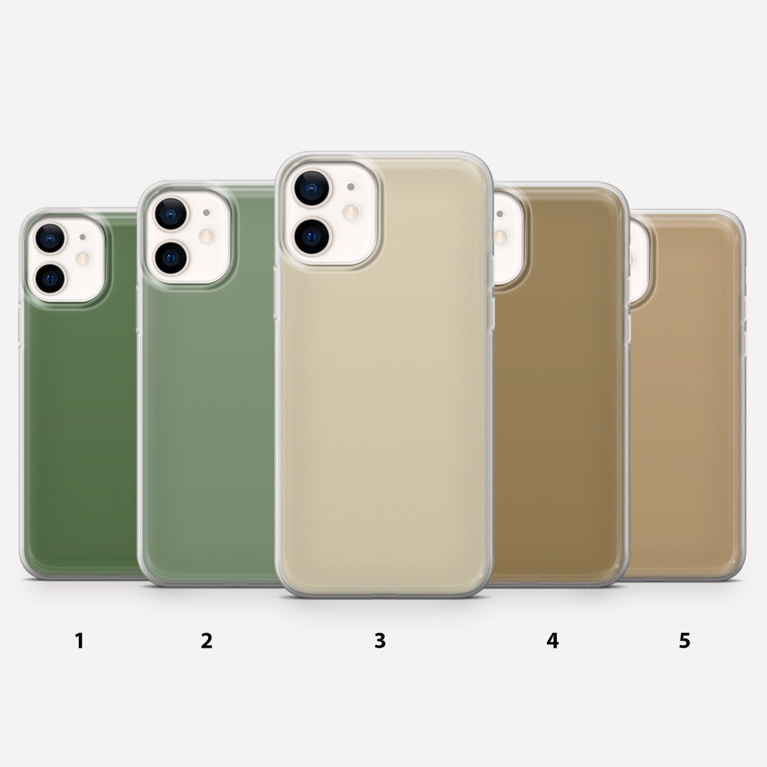 Sage Phone Case Brown Cover for iPhone 16, 15plus, 14, 13, 12, Samsung ...