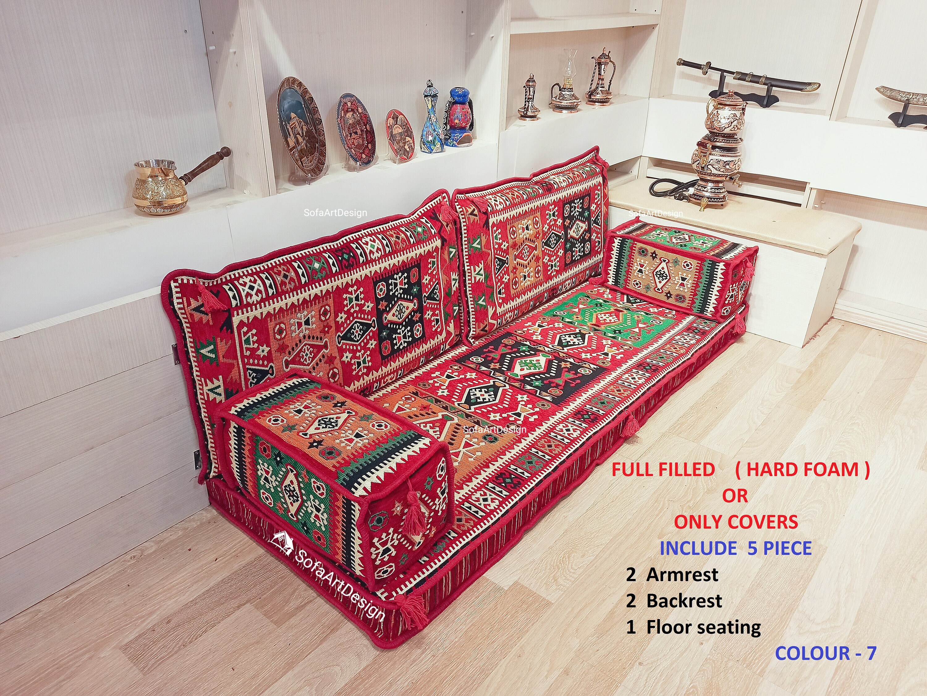 Floor Seating Sofa Cushions Couch Majlis Covers Turkish - Etsy