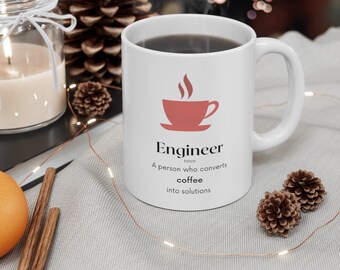Engineer Nutritional Facts Mug Engineering Mug Engineer Mug - Etsy
