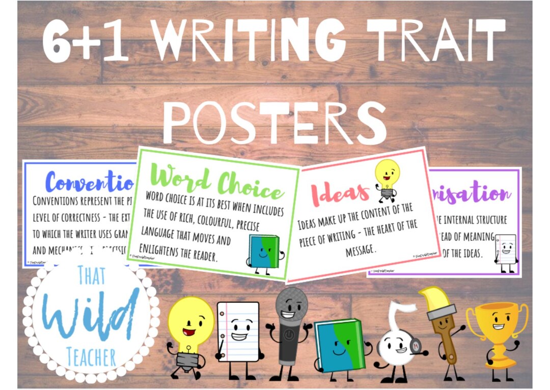 6+1 Trait Posters DIGITAL DOWNLOAD - Etsy Canada