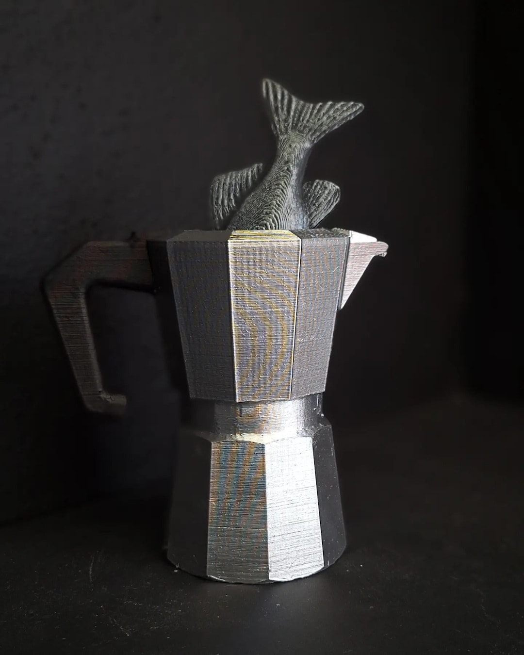 Twin Peaks Fish in A Percolator Decoration / Tv Show Gift - Etsy