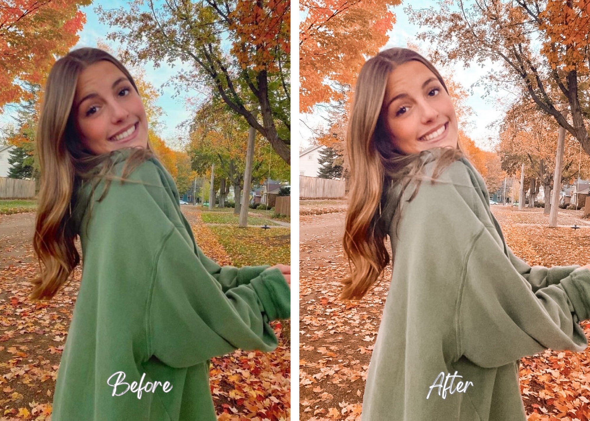 10 AUTUMN Lightroom Presets for FALL | Warm Preset | Leaves Preset ...