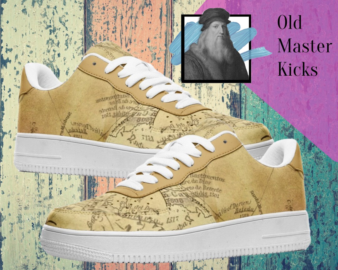 Oldmasterskicks: Vintage World Map Shoes, World Travel Map Gothic ...