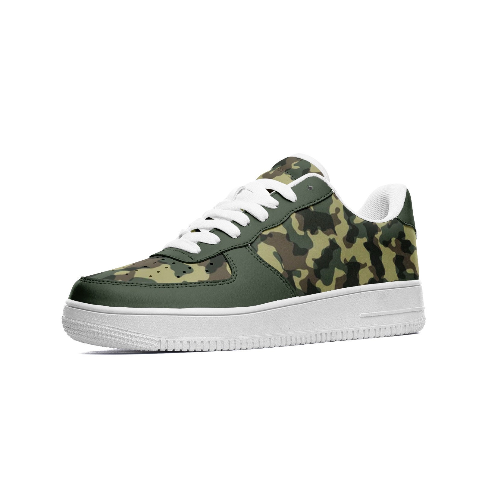 Original Camouflage Sneakers Women s Size 7 Army Camo Shoes