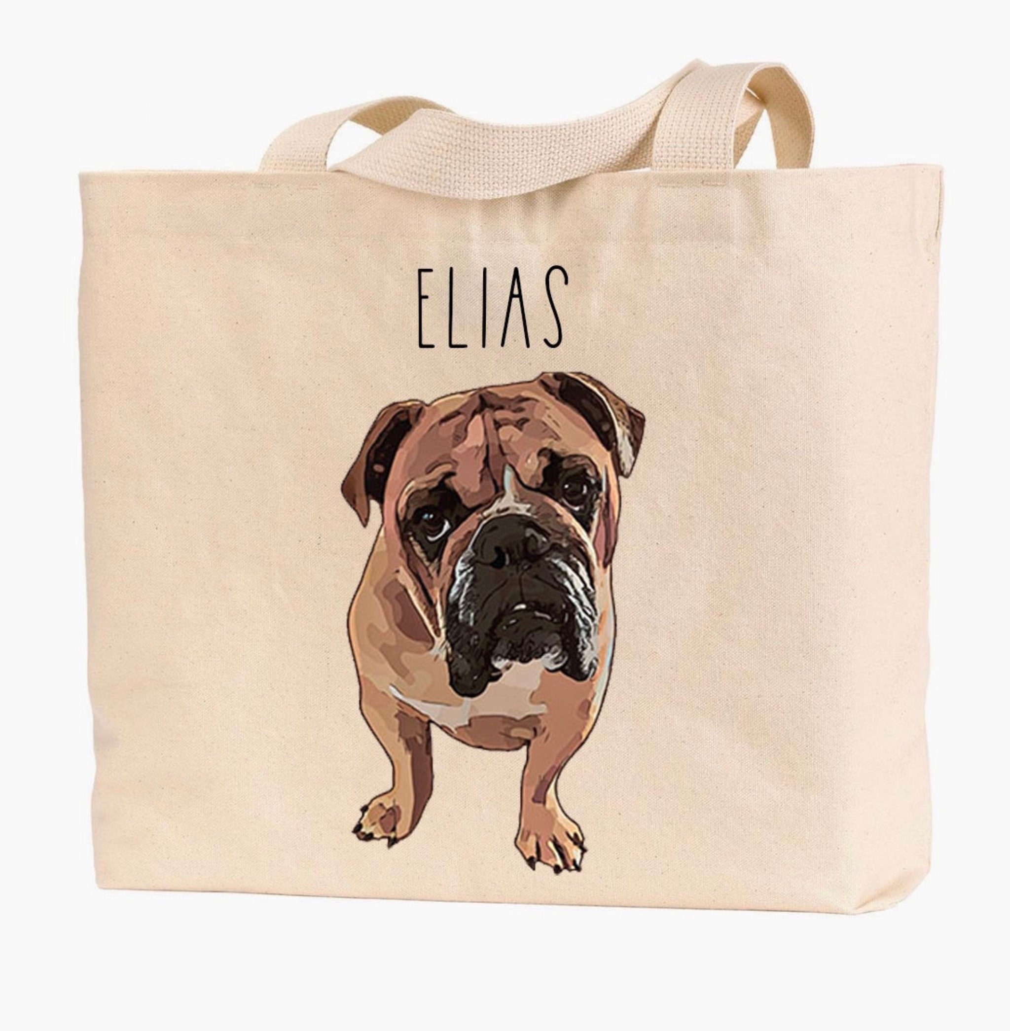 Custom Pet Tote Bag Using Pet Photo-reusable Tote Bag-travel - Etsy