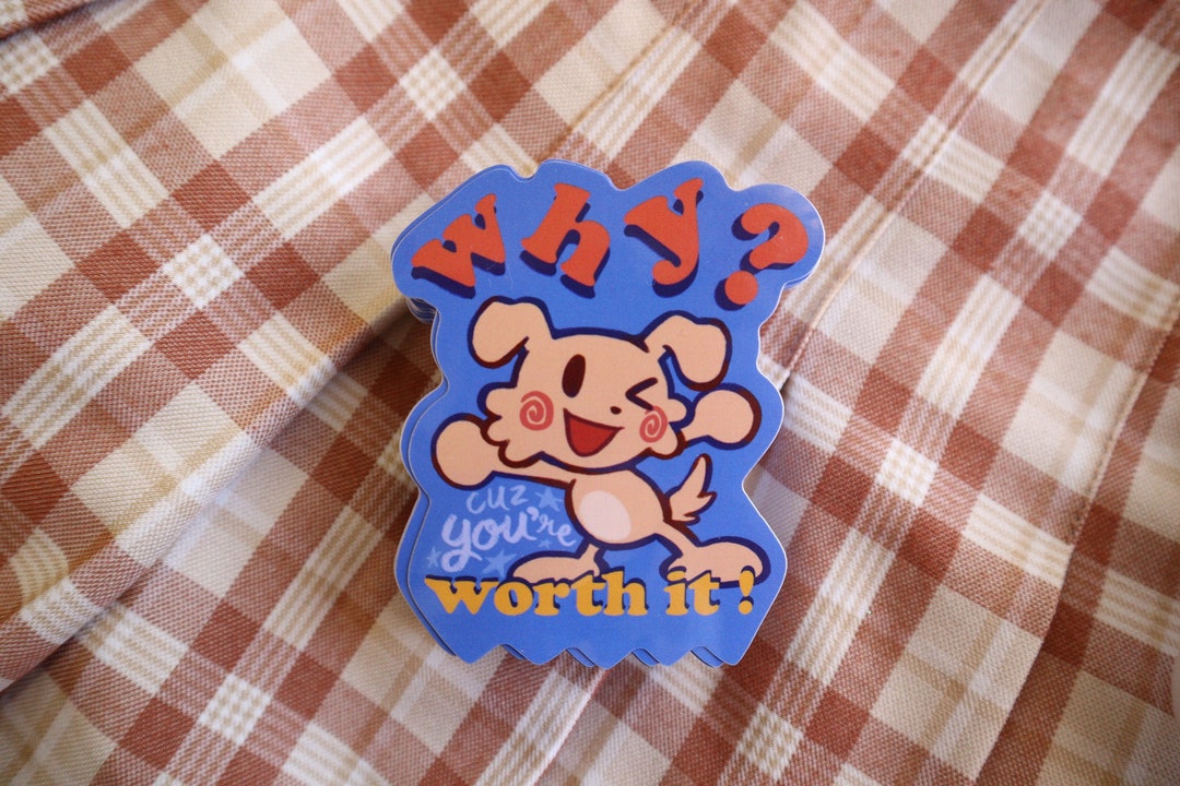 You're Worth It! Sticker - Etsy