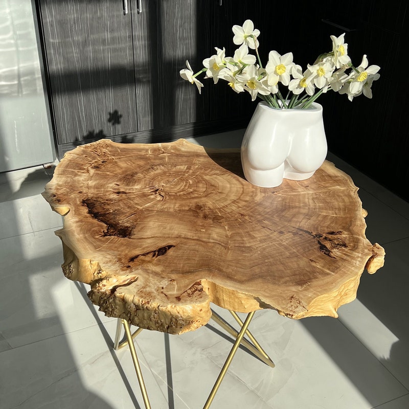 Raw Wood Coffee Table - Etsy