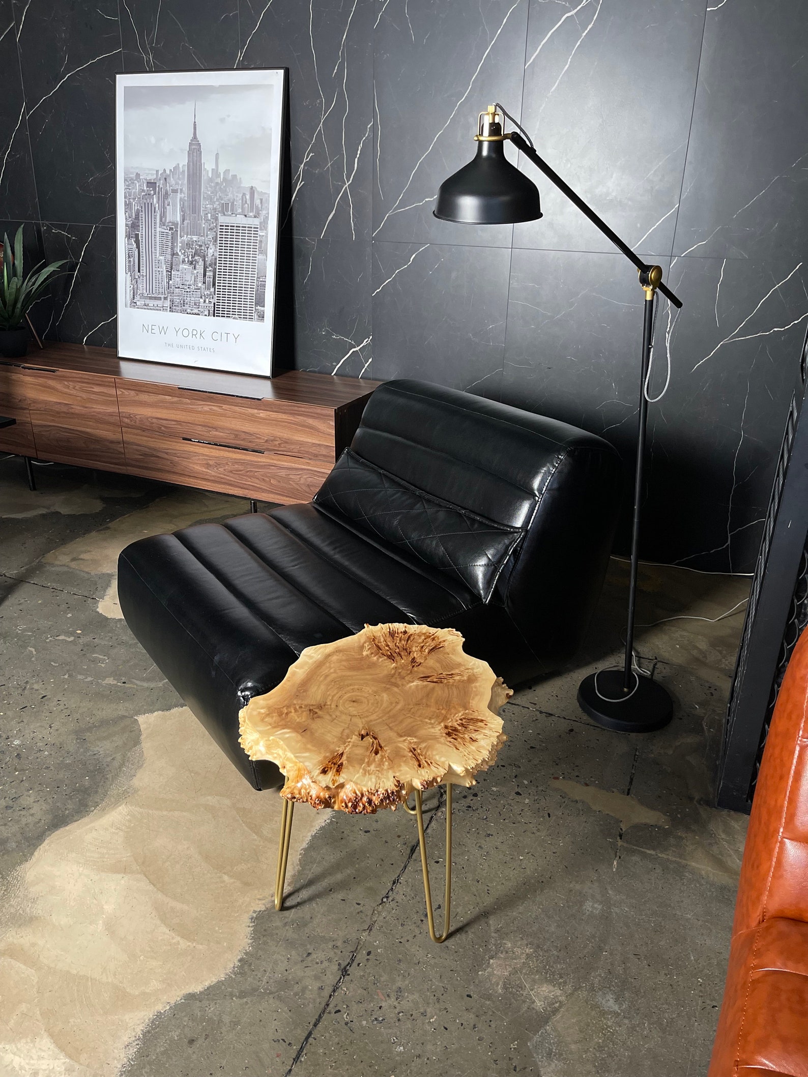 Coffee Table, Live Edge Coffee Table, Wood Coffee Table, Walnut Coffee ...