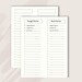 Blank Checklist Planner Printable, to Do List Planner, Checklist ...