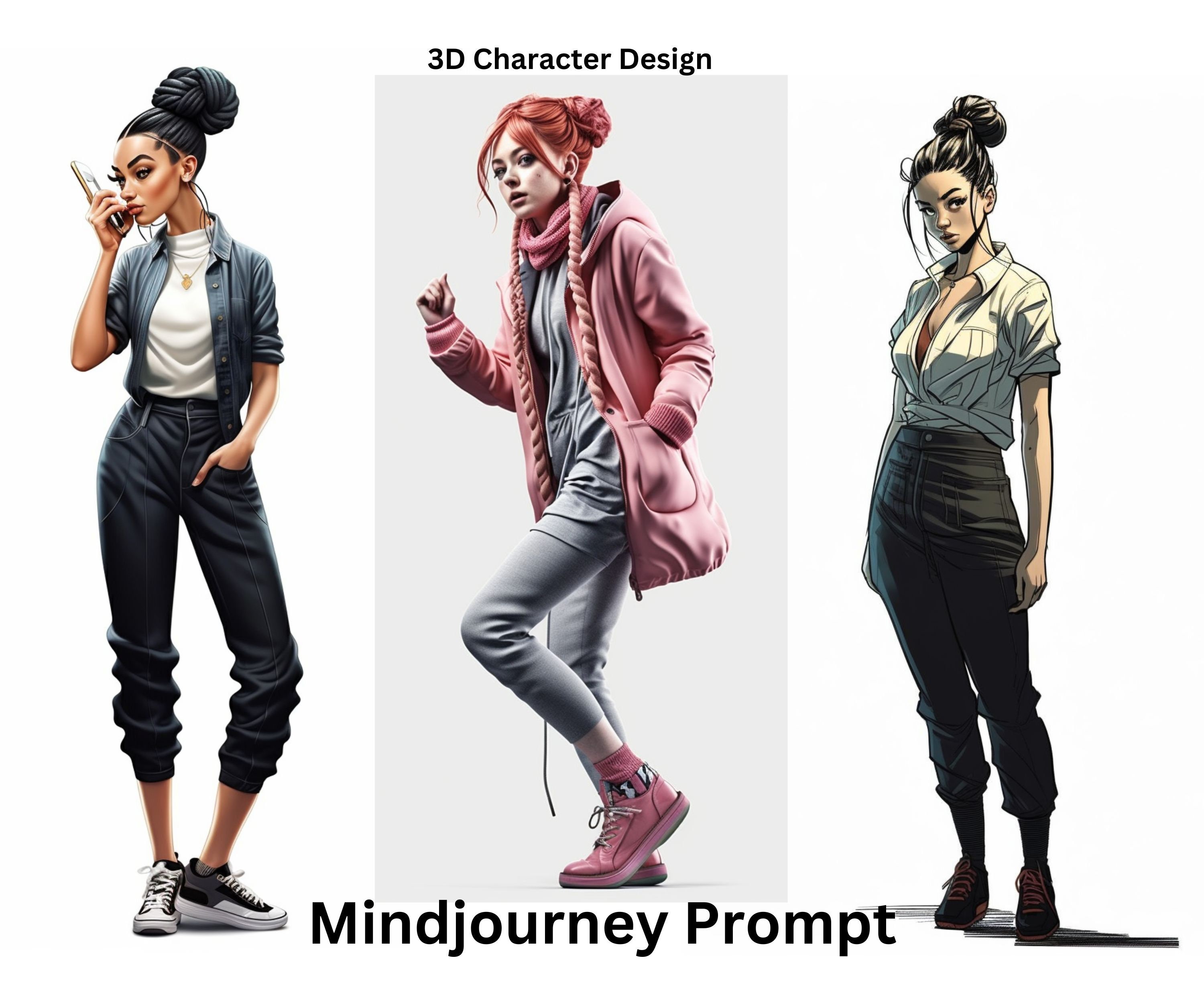 Midjourney Prompt 3D Character Design Midjourney Digital Art Midjourney ...
