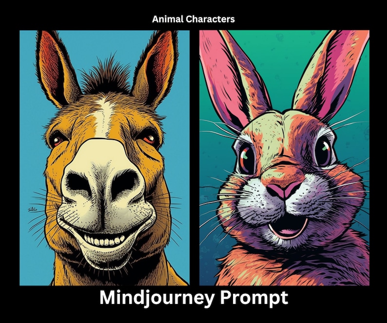 Midjourney Prompt character Design Midjourney Digital Art - Etsy