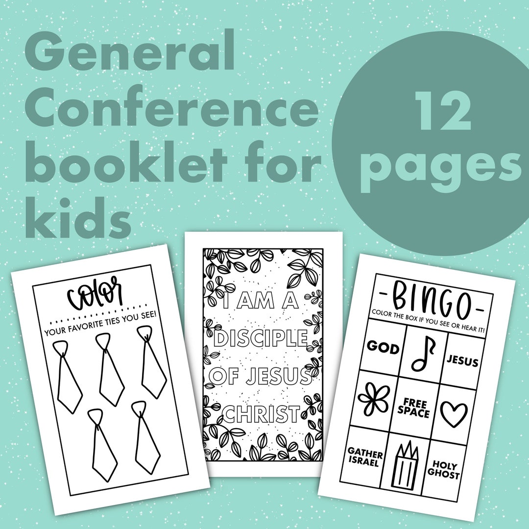 General Conference Activity Packet - General Conference Activity Book ...