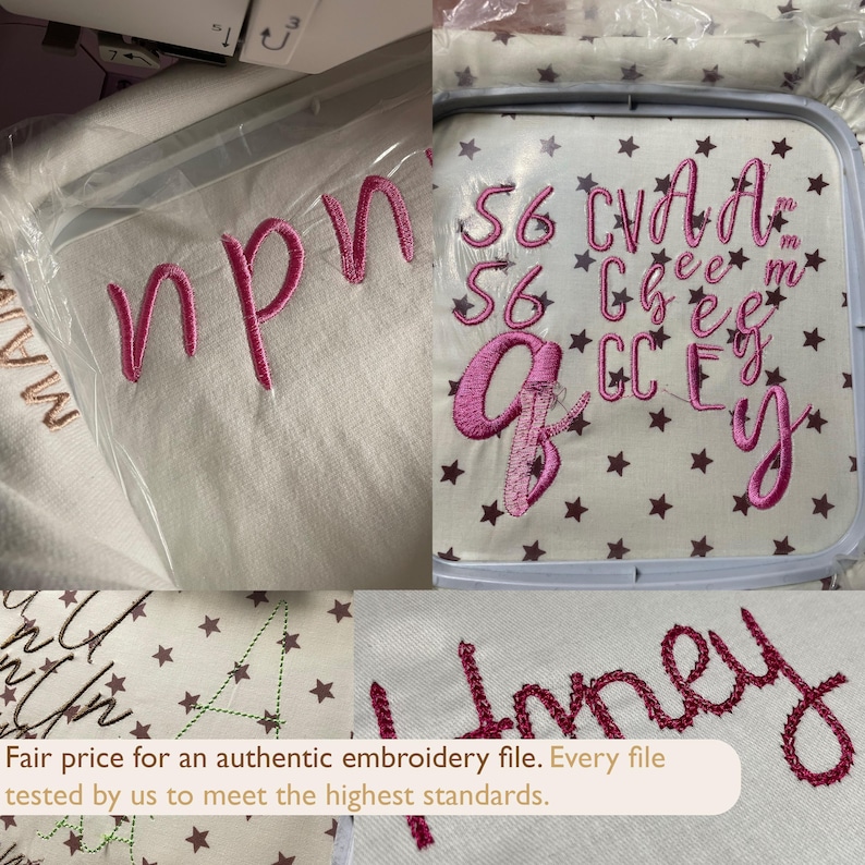 Kalam Embroidery Font; Native Bx Fonts Alphabet; Satin Stitch BX Format ...