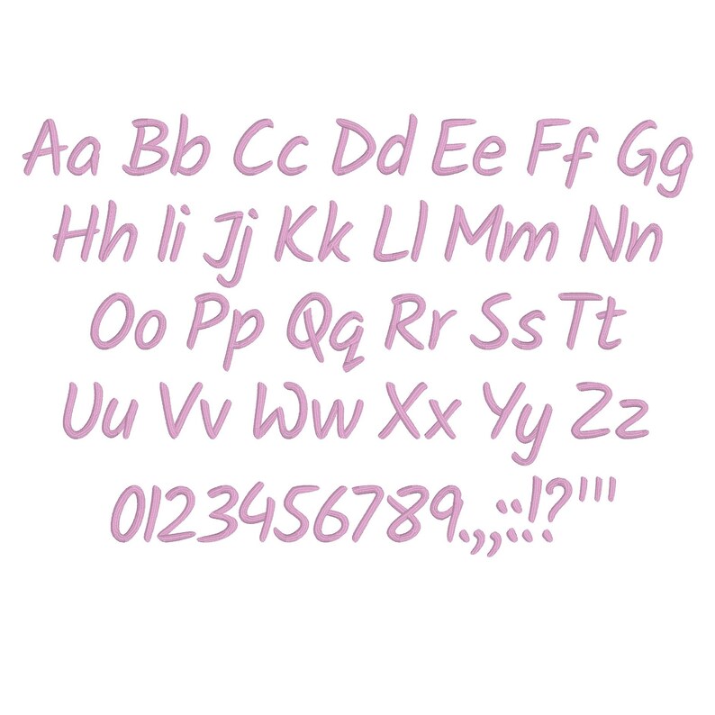 Kalam Embroidery Font; Native Bx Fonts Alphabet; Satin Stitch BX Format ...