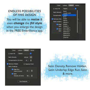 Lora Modern Serif Native BX Scalable Embroidery Font, Satin Stitch ...