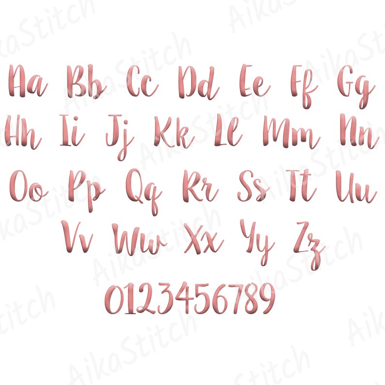 Sweet Embroidery Font Alphabet Machine Embroidery Design BX Format ...