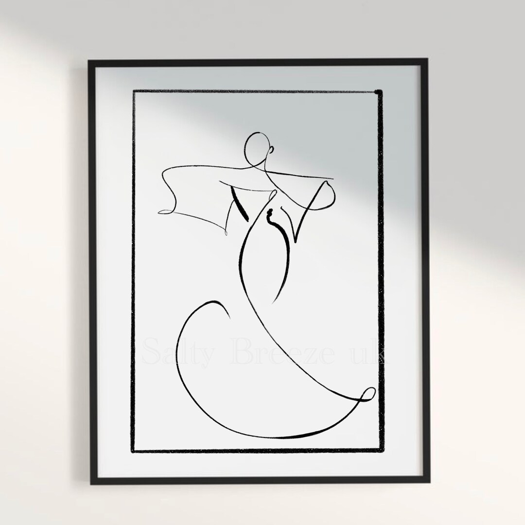 Fashion Line Drawing Fashion Sketch Fashion Illustration - Etsy