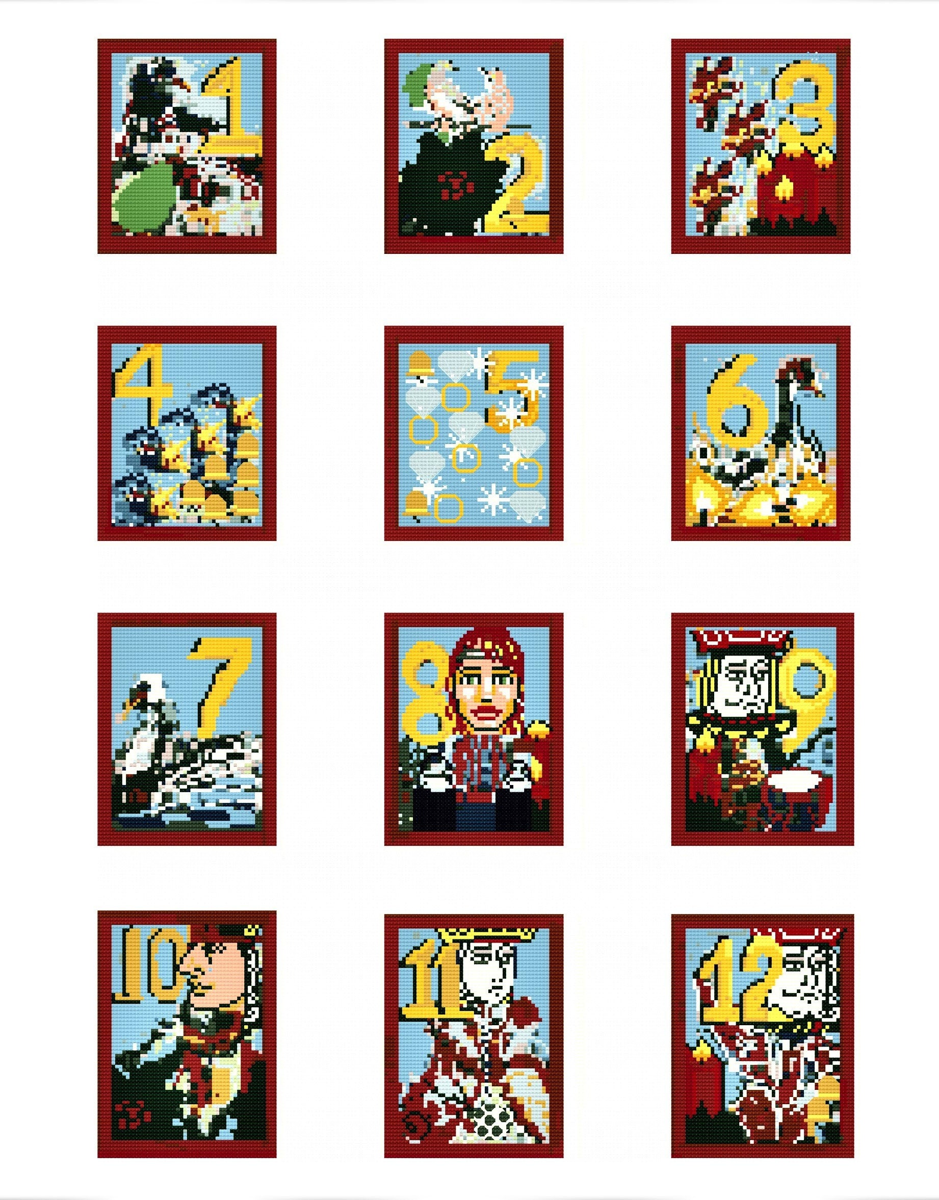 Twelve Days of Christmas Needlepoint Tapestry Kit - Etsy