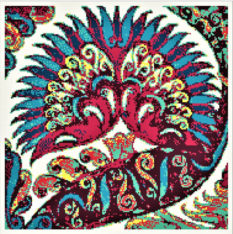 Heraldic Waves Needlepoint Tapestry Kit - Etsy