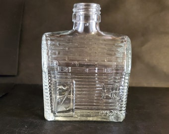 Log Cabin Syrup Glass Bottle | Etsy