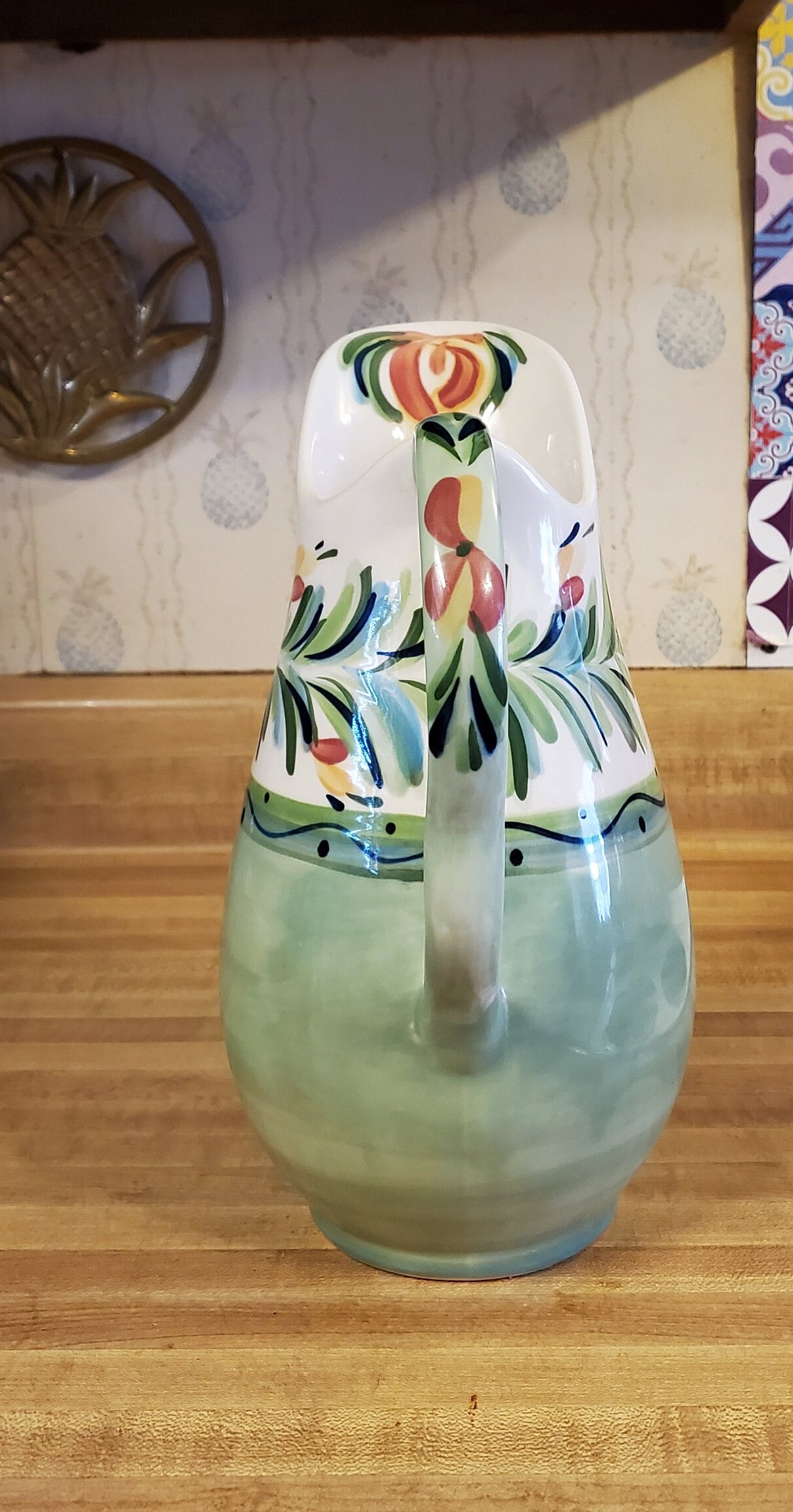 Gail Pittman Hand Painted Water Pitcher - Etsy