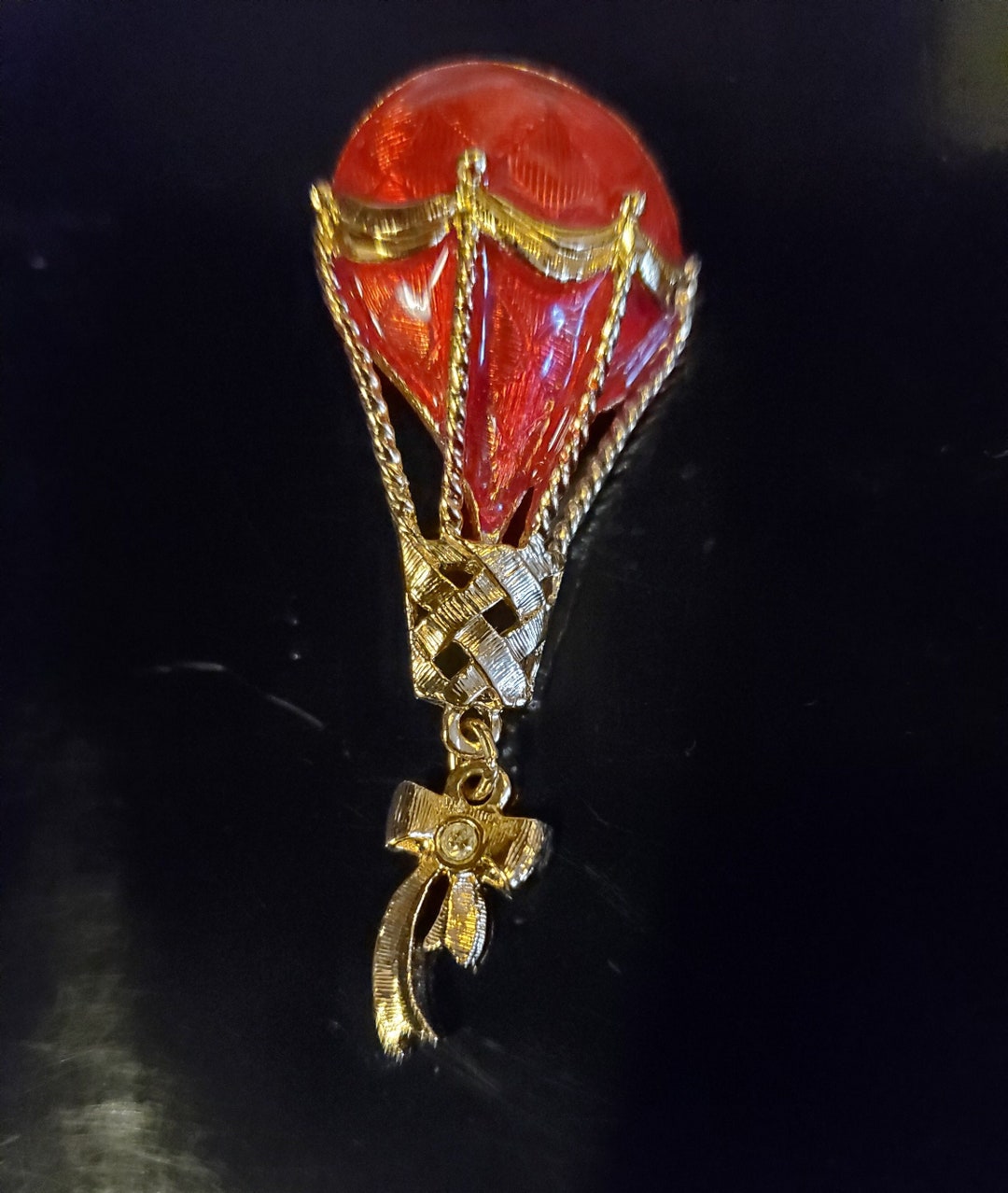 Enamel Hot Air Balloon Pin - Etsy