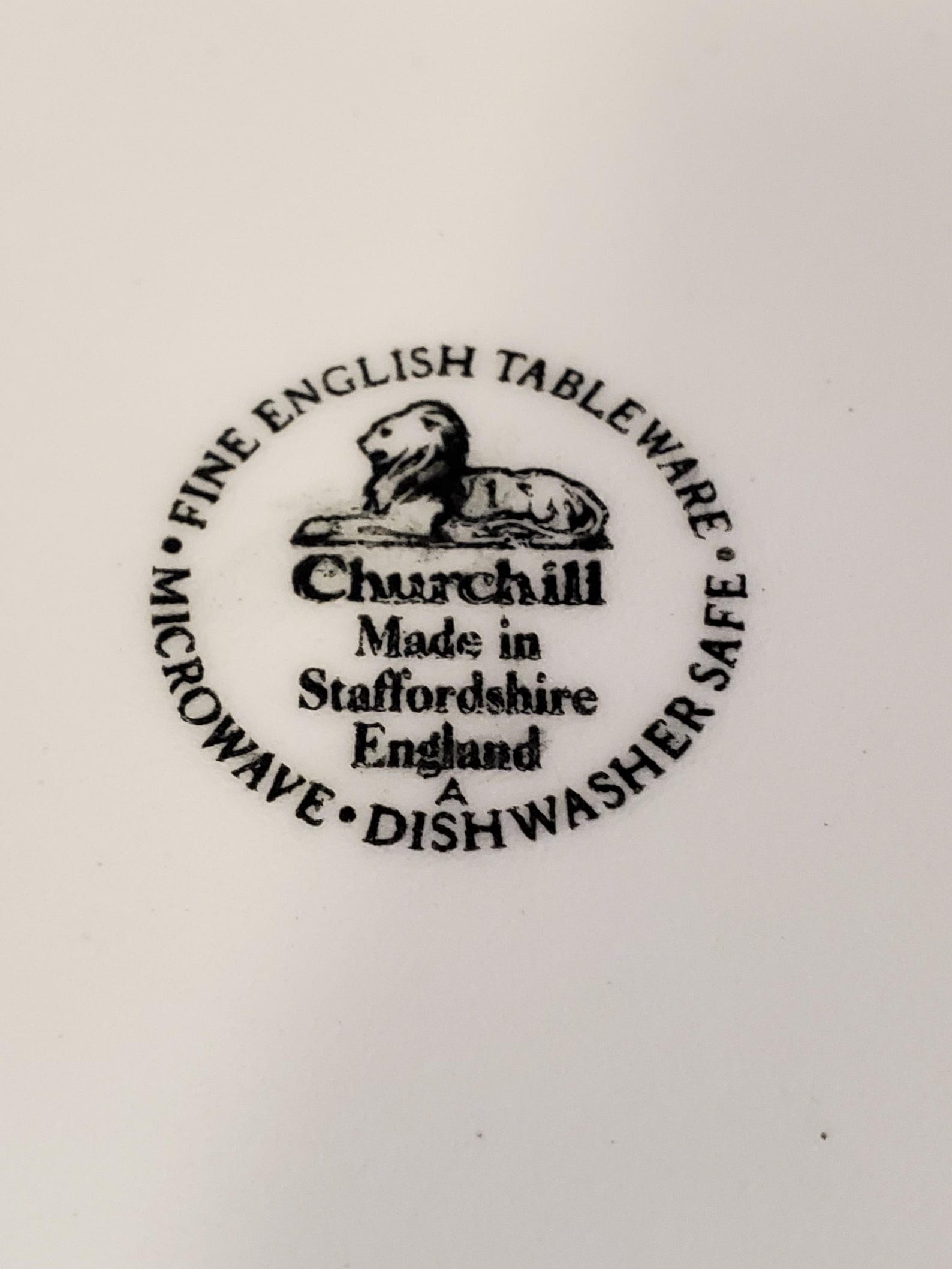 Churchill Blue Willow Pattern Dinner Plate - Etsy