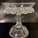 Small Pressed Glass Compote - Etsy