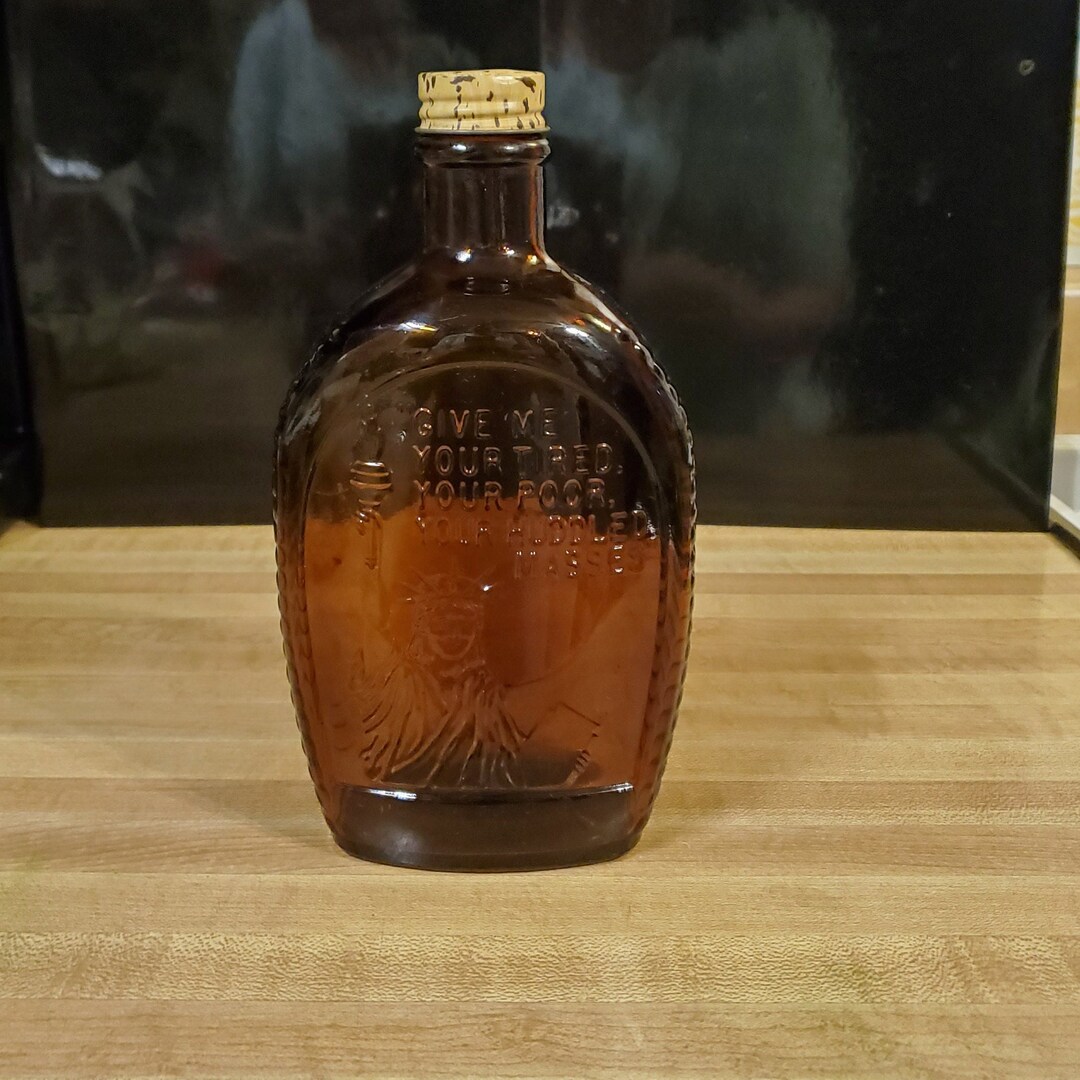 1976 Bicentenial Log Cabin Bottle - Etsy
